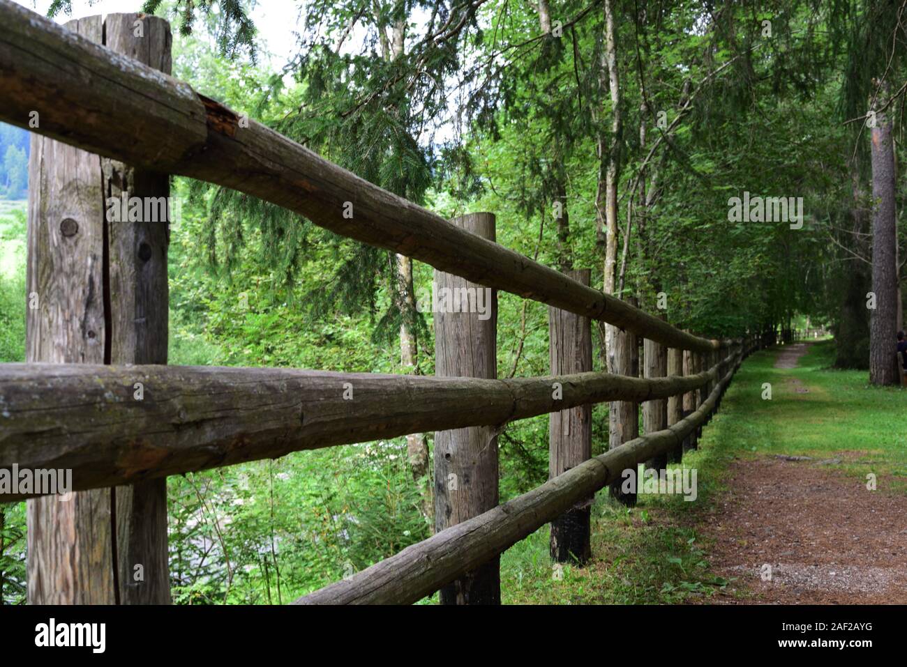 A small quiet path in the park, ideal for a walk Stock Photo - Alamy