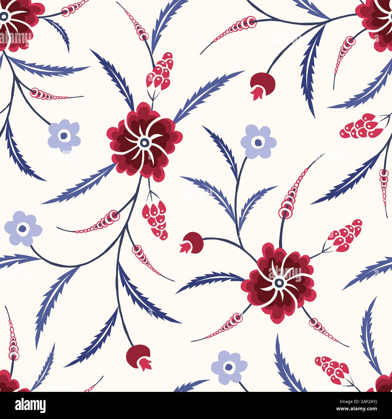 Scrolling floral vine Stock Vector Images - Alamy