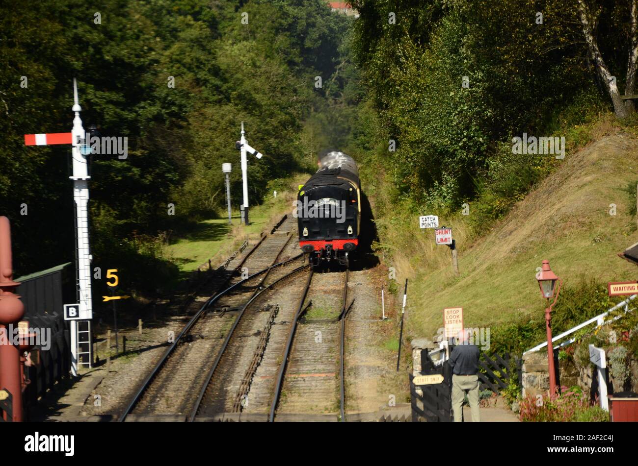 Victorian steam rail station hi-res stock photography and images - Alamy