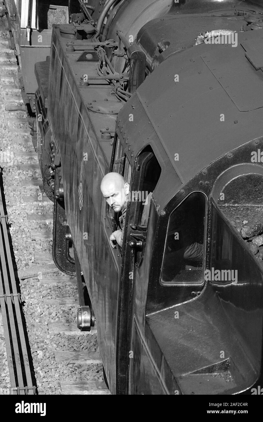 1940s steam locomotive Black and White Stock Photos & Images - Alamy