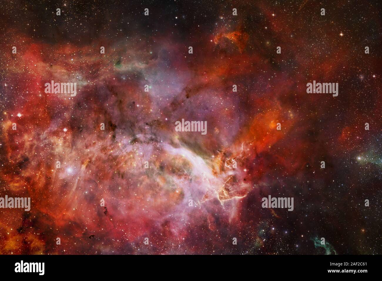 Cluster of stars in deep space. Milky way galaxy. Elements of this ...
