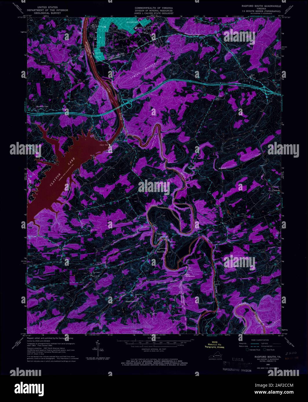 Radford Map High Resolution Stock Photography and Images - Alamy