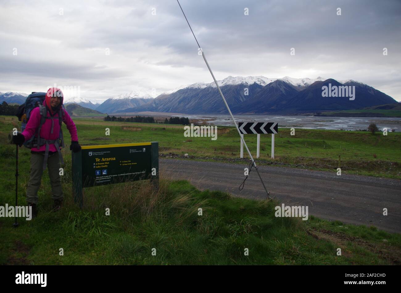 Te Araroa Trail. South Island. New Zealand Stock Photo - Alamy