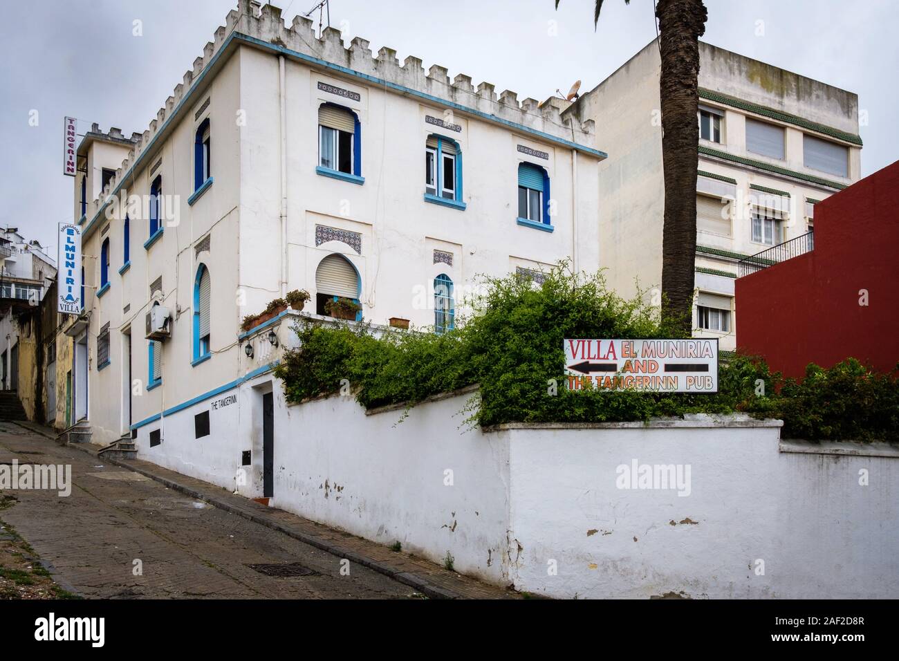 Morocco, Tangier: Villa Muniria, hotel where William Burroughs, Jack ...