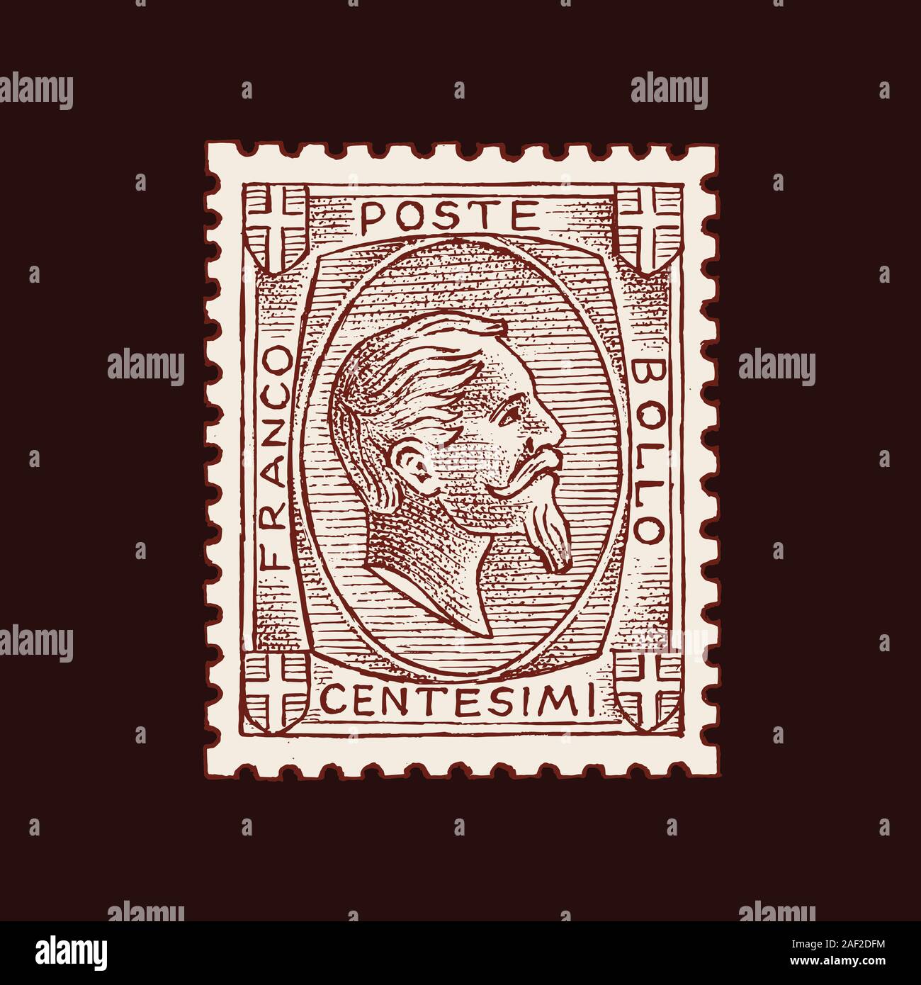 Old france postage stamp hi-res stock photography and images - Alamy