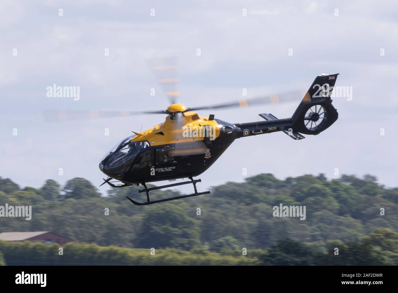 RAF Juno HT1 of No1 FTS carrying out tactical training of military ...