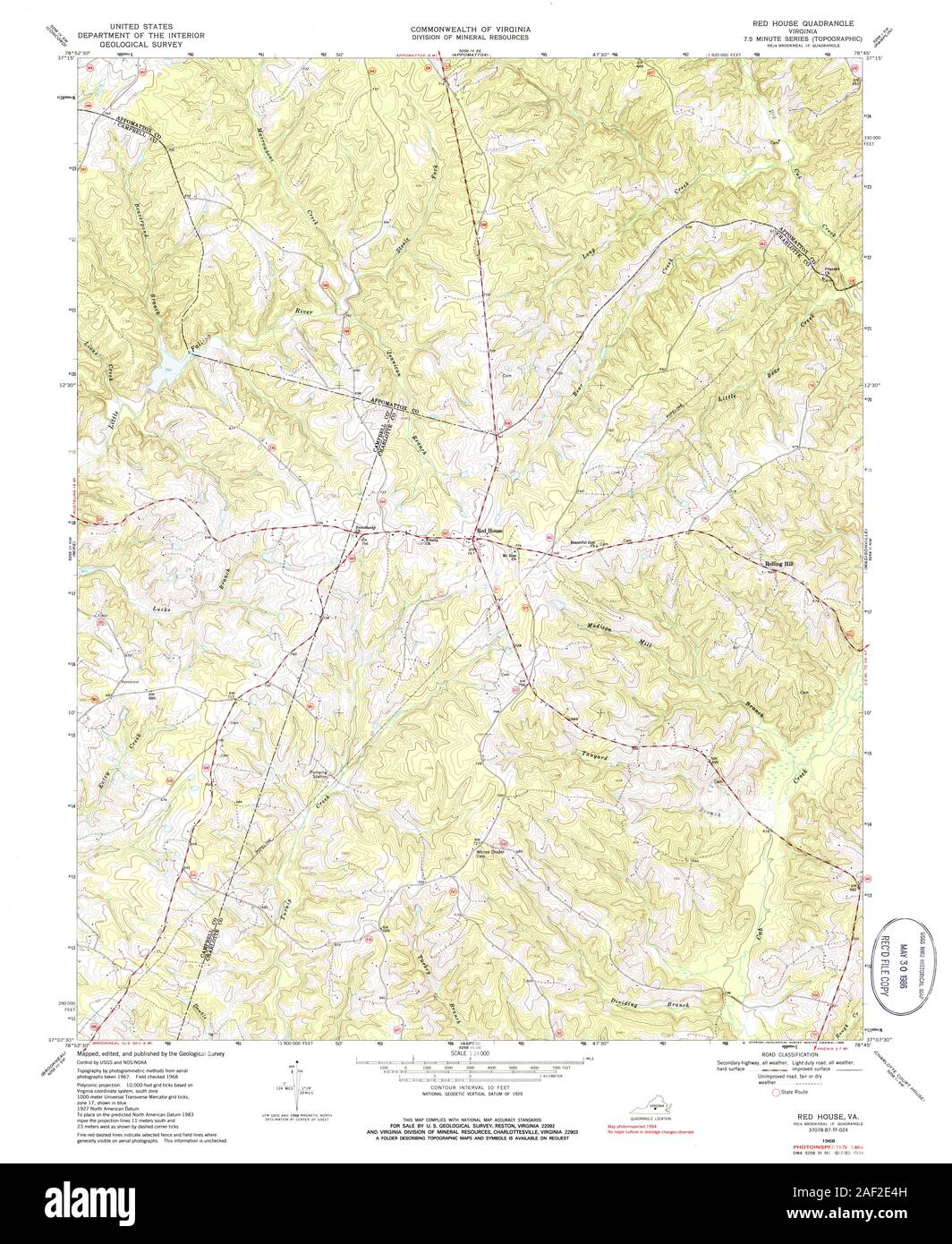 VA Red House 186457 1968 24000 Stock Photo - Alamy