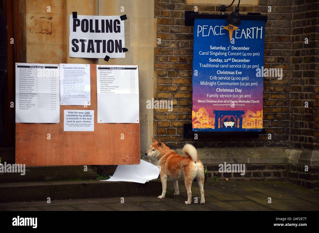 Uk polling station queue hi-res stock photography and images - Alamy