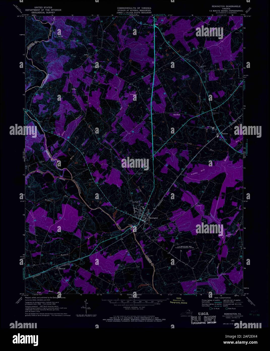 Remington map hi-res stock photography and images - Alamy