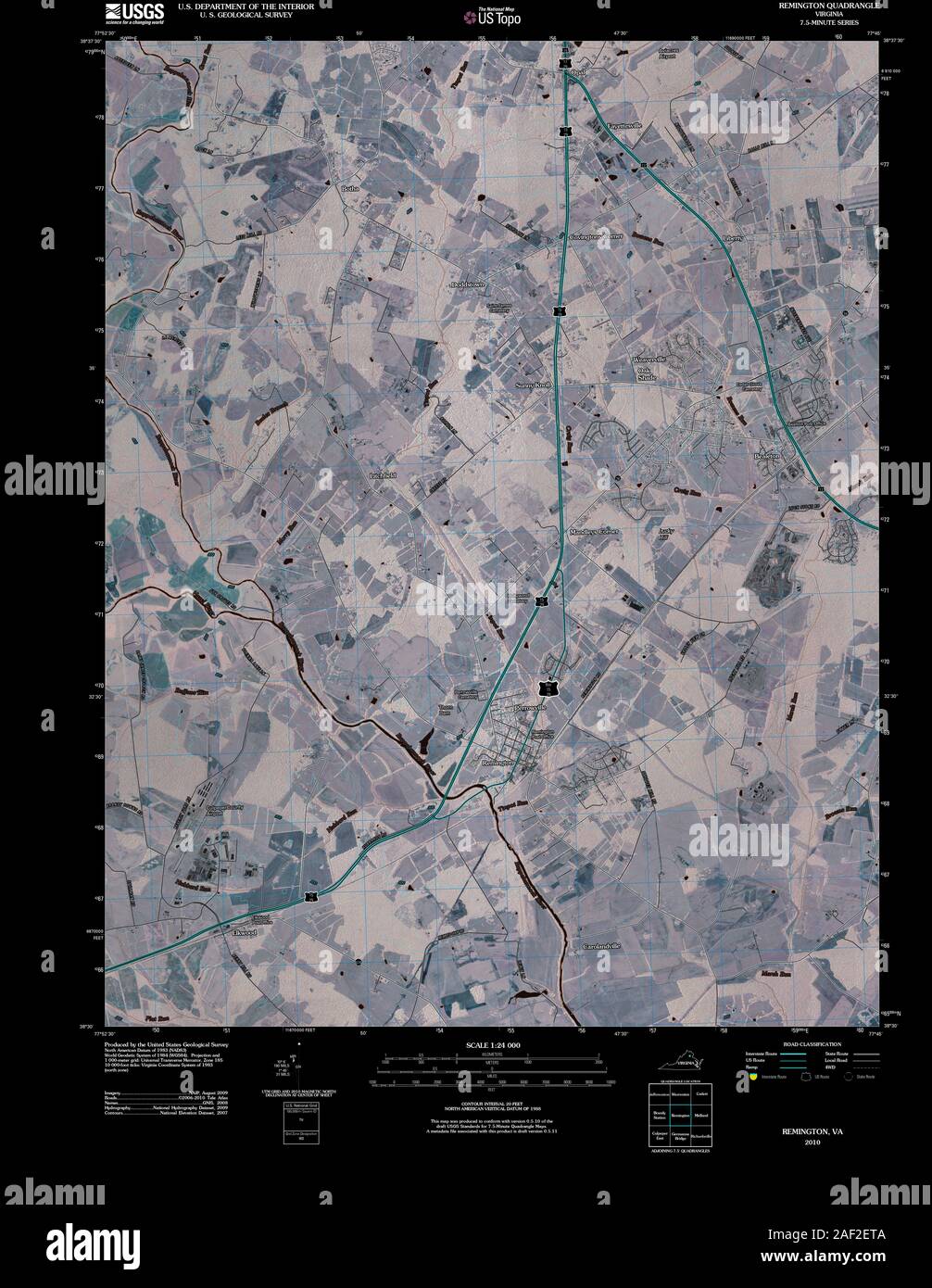 Remington map hi-res stock photography and images - Alamy