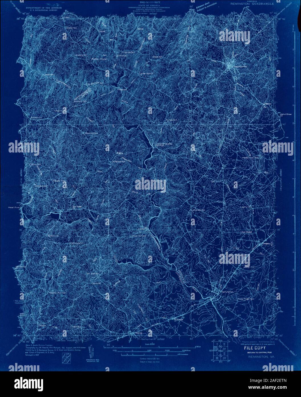 Remington map hi-res stock photography and images - Alamy