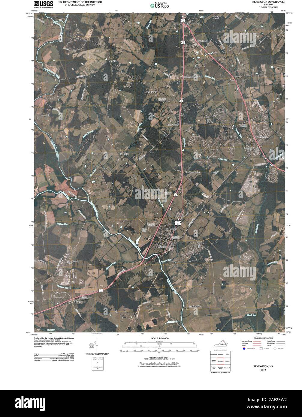 Remington map hi-res stock photography and images - Alamy