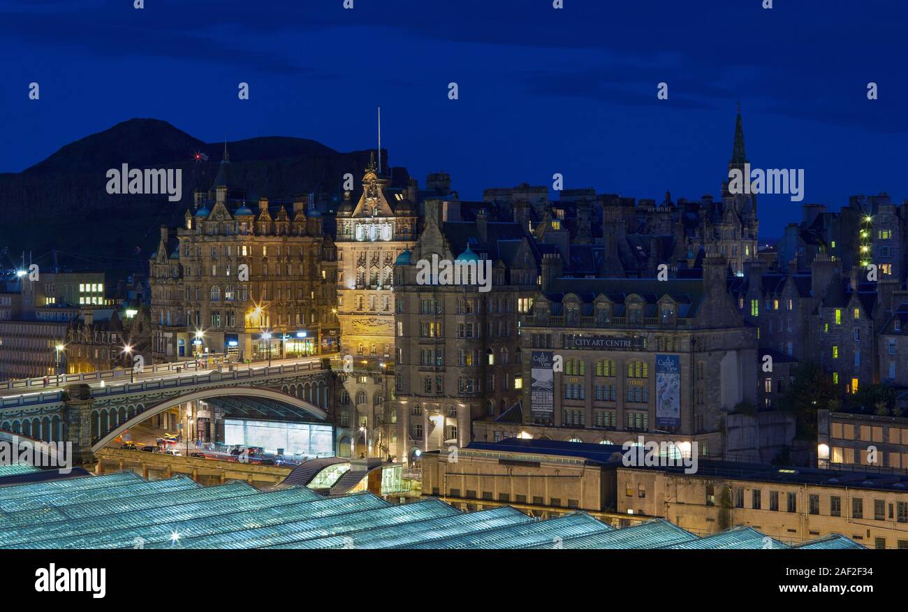 A view over the Scottish capital, Edinburgh Stock Photo - Alamy