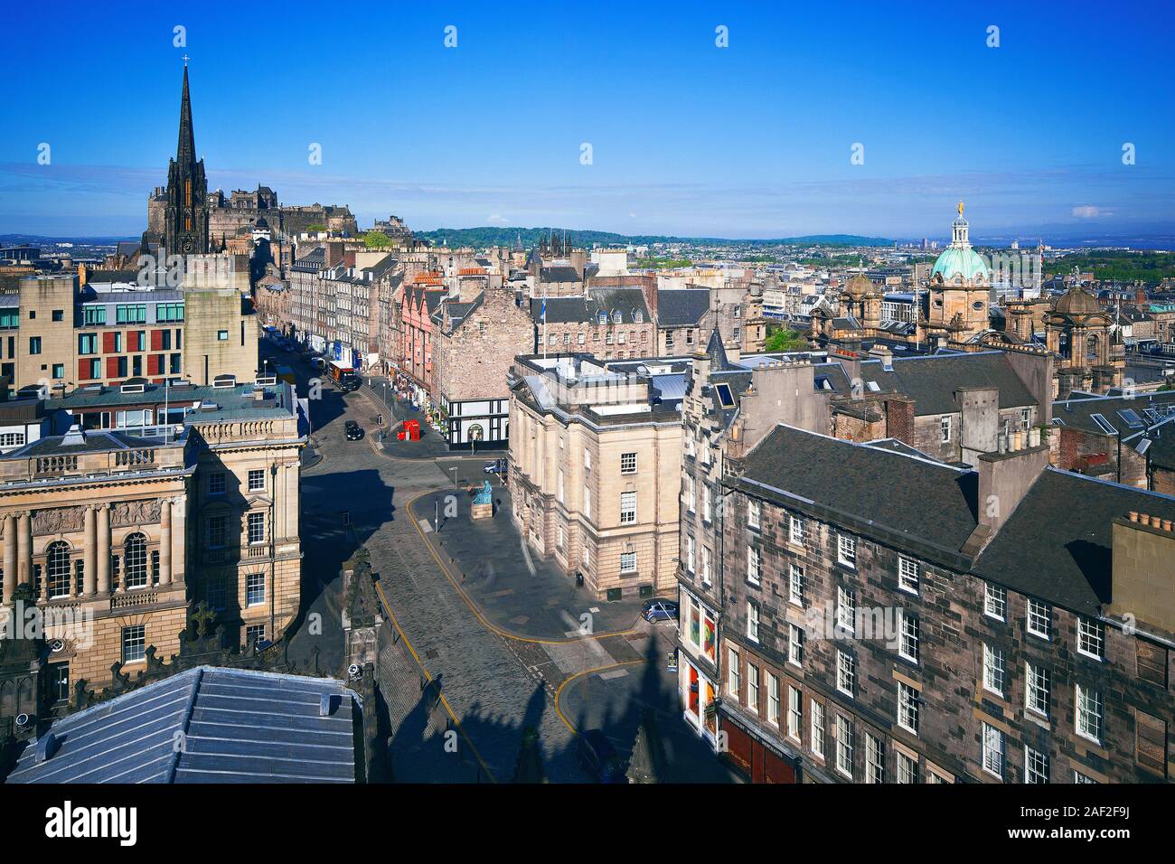 A view over the Scottish capital, Edinburgh Stock Photo - Alamy