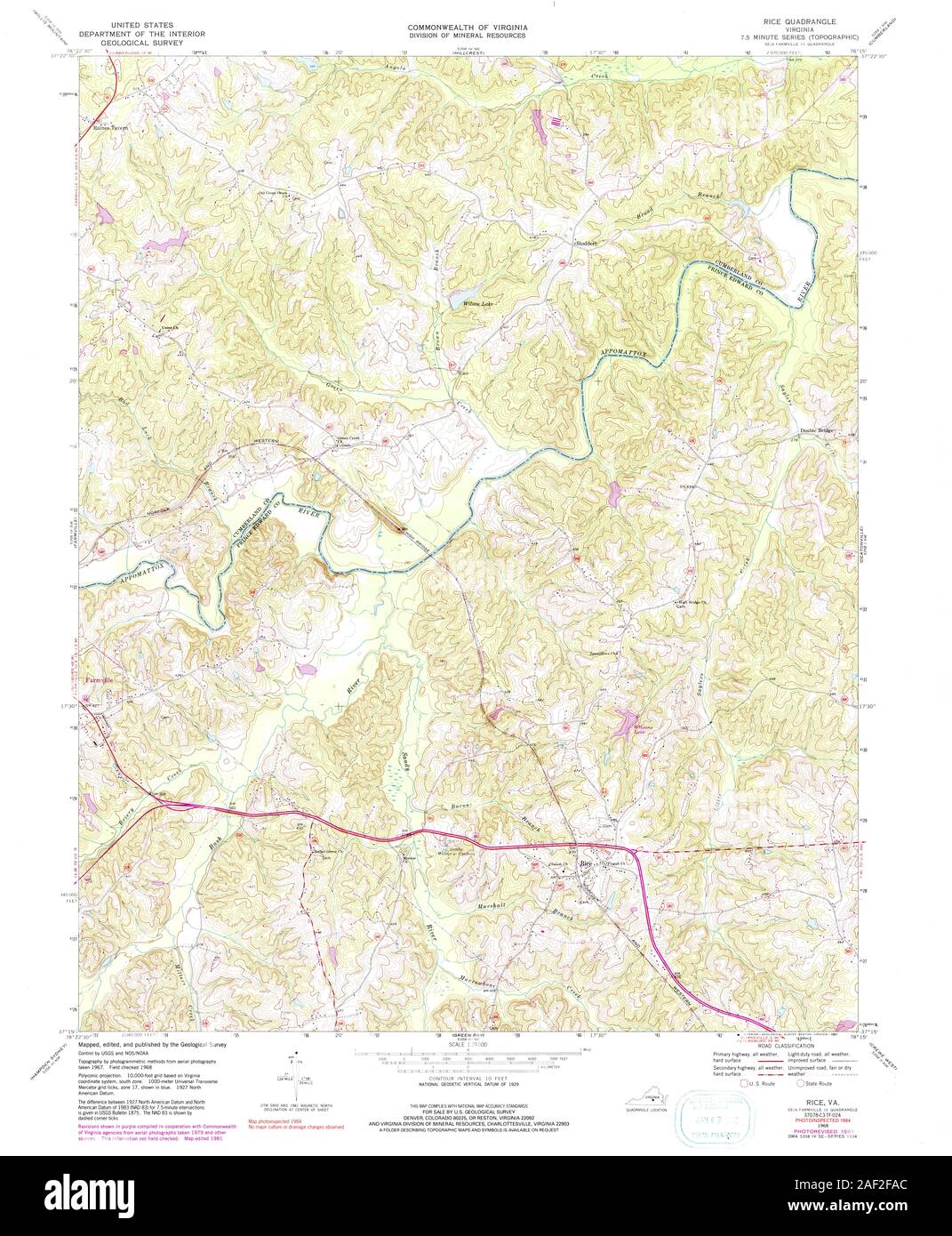 VA Rice 186483 1968 24000 Stock Photo - Alamy