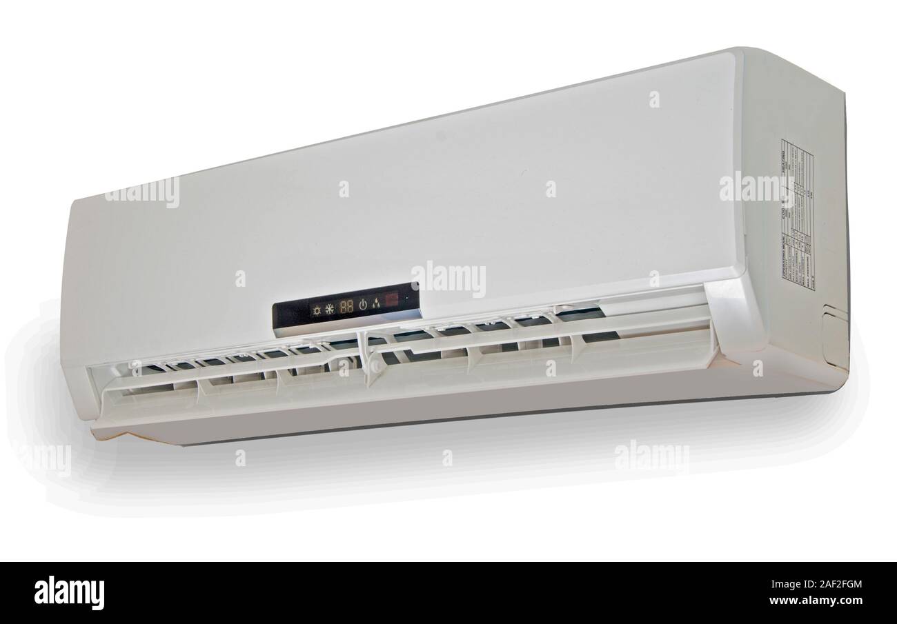 Split air conditioner Cut Out Stock Images & Pictures - Alamy