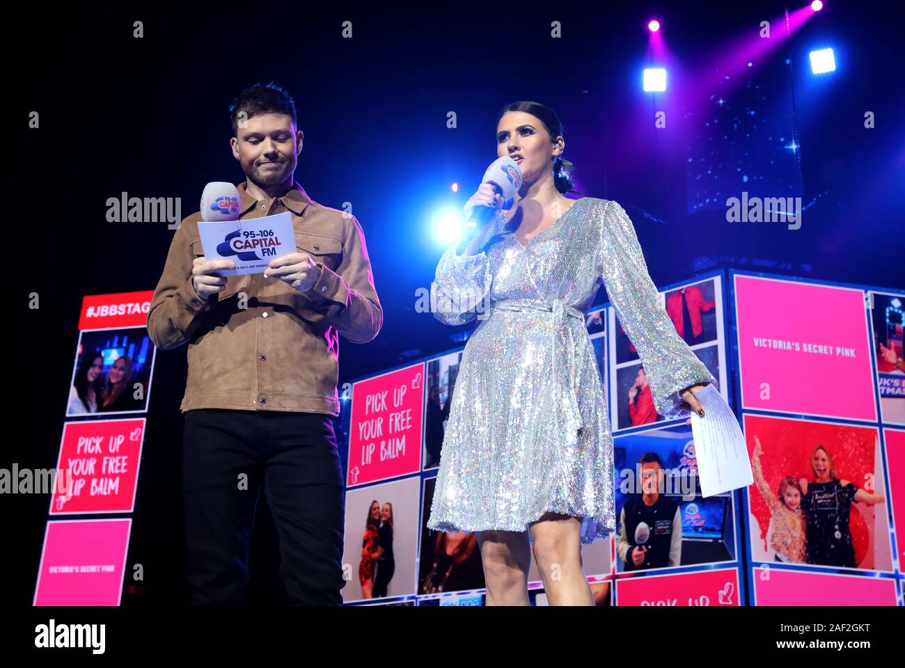 Will Manning and Aimee Vivian on stage during day two of Capital's ...