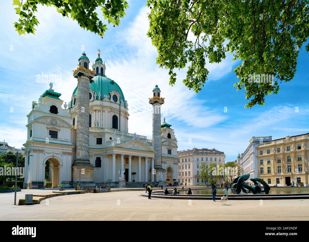 Karlskirche panorama hi-res stock photography and images - Alamy