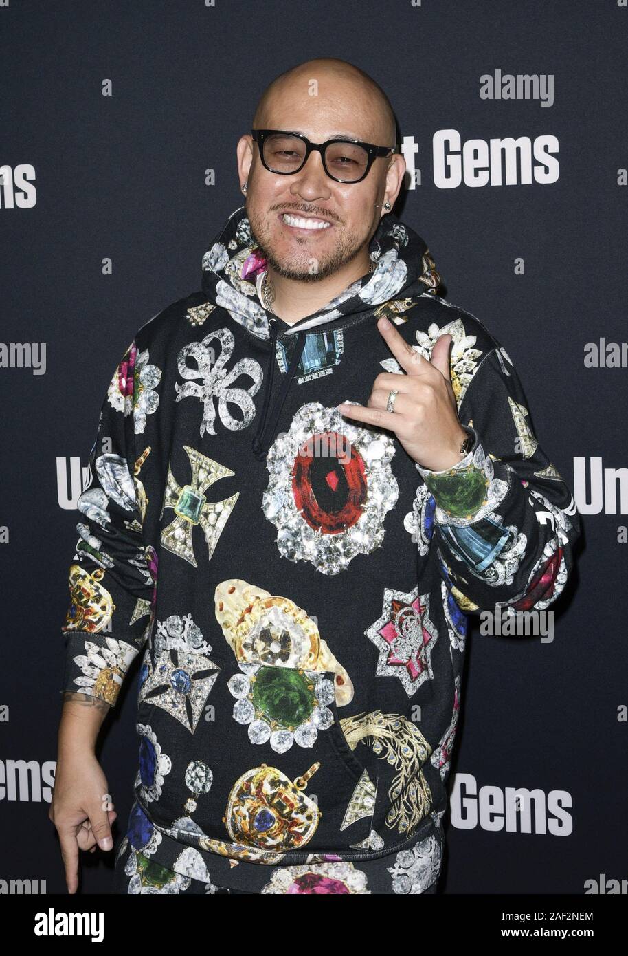 Hollywood, Ca. 11th Dec, 2019. Ben Baller, at Premiere Of A24's "Uncut ...