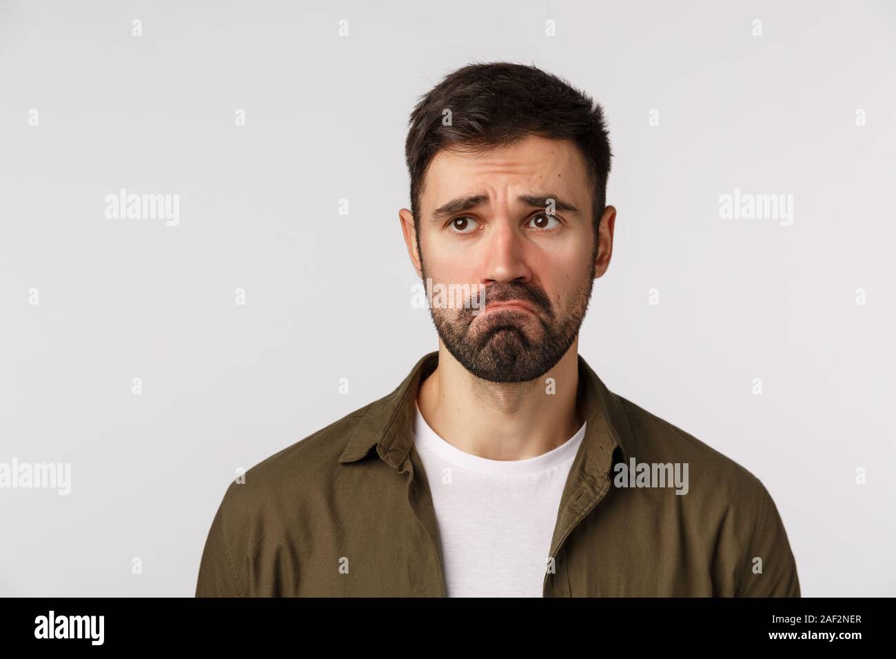 Frowning look hi-res stock photography and images - Alamy