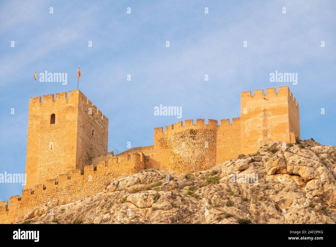 Sax Castle, Pena del Castillo, The castle is of Islamic origin. It was ...