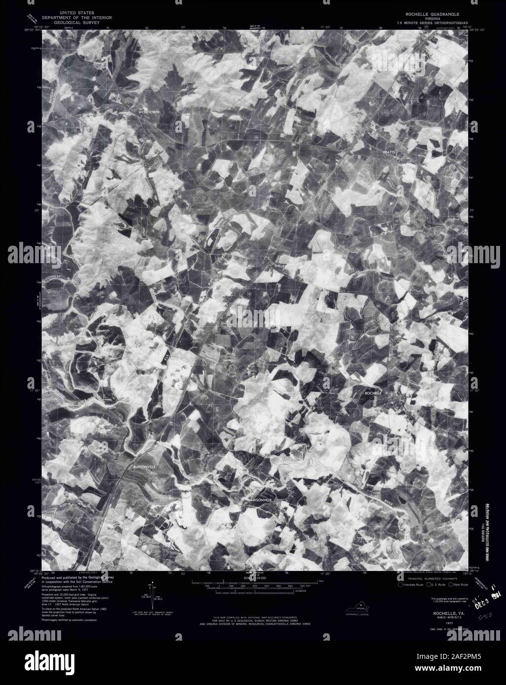 VA Rochelle 186538 1977 24000 Inverted Stock Photo - Alamy