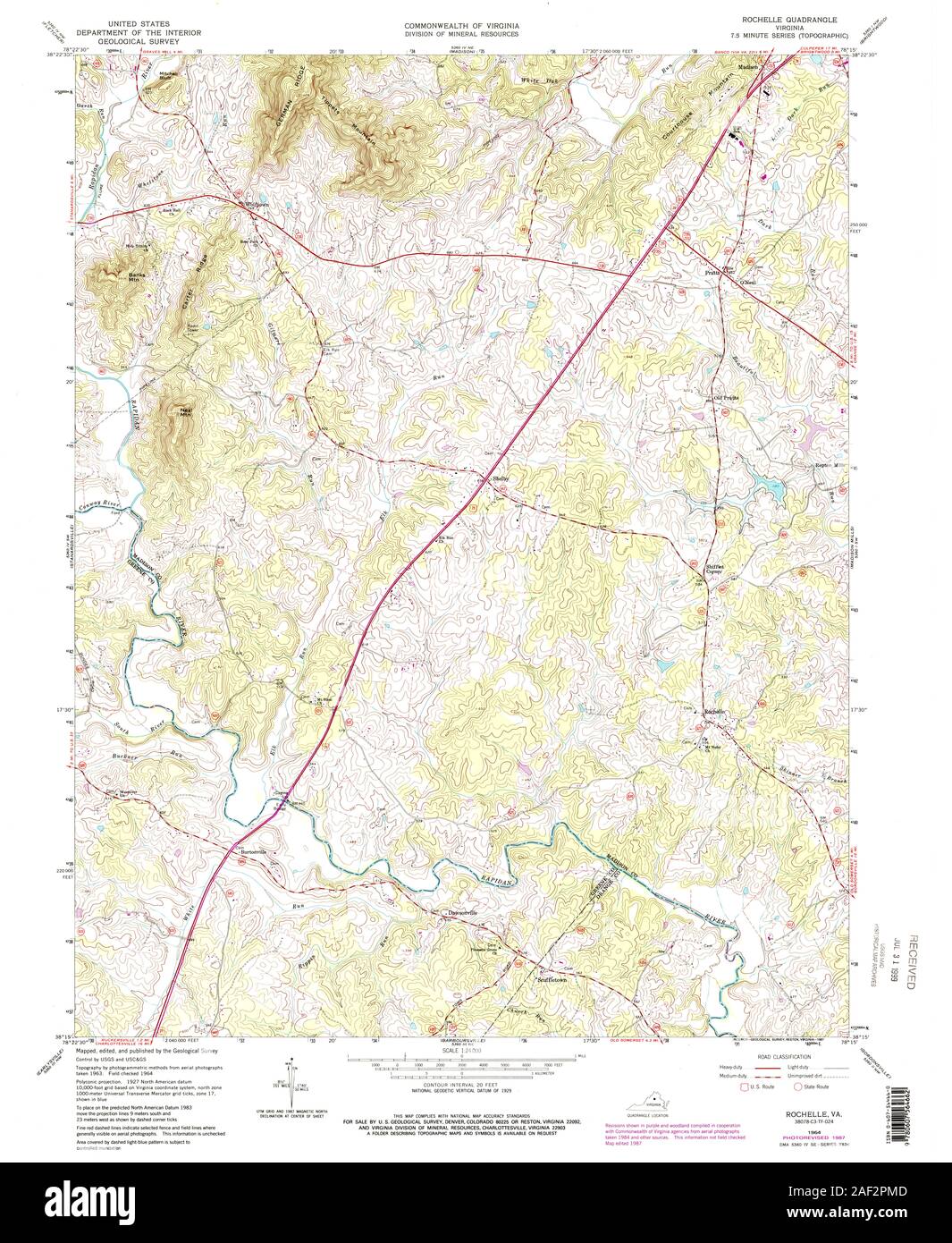 Rochelle map Cut Out Stock Images & Pictures - Alamy