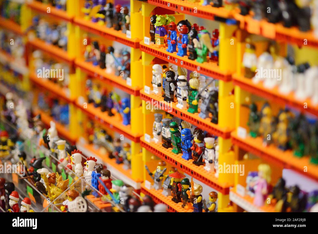Group of Various Lego Mini Characters Stock Photo - Alamy