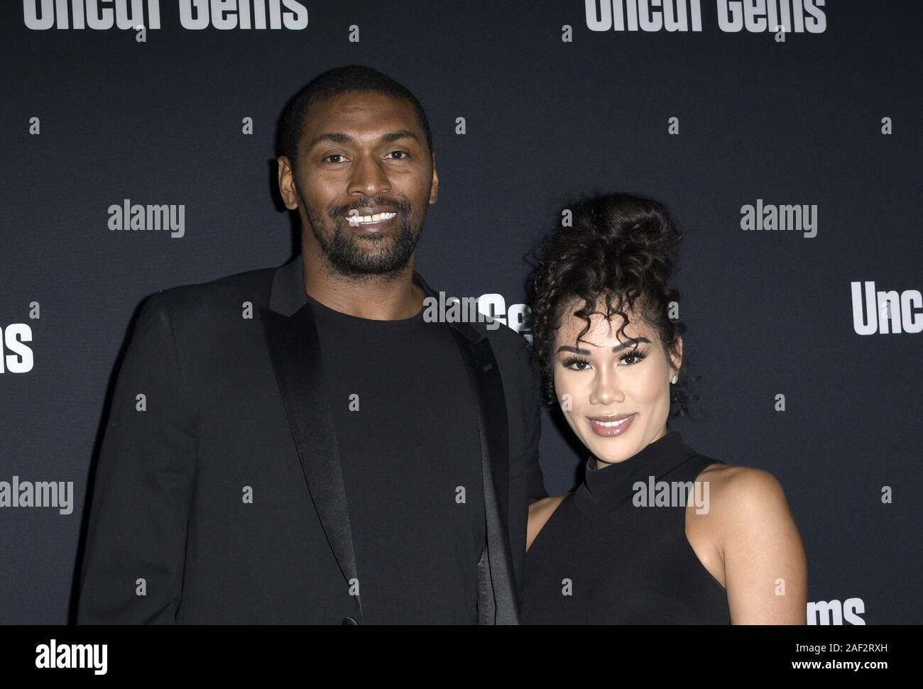 HOLLYWOOD, CA - DECEMBER 11: Ron Artest, Maya Ford, at Premiere Of A24 ...