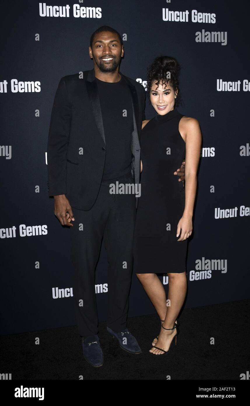 Hollywood, Ca. 11th Dec, 2019. Ron Artest, Maya Ford, at Premiere Of ...