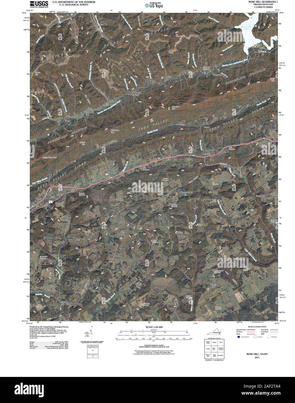 Map of rose hill Cut Out Stock Images & Pictures - Alamy