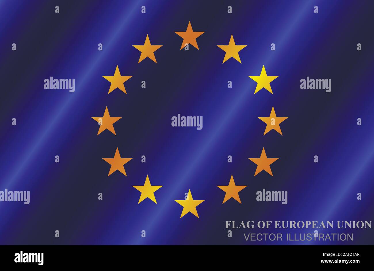 Bright background with flag of European Union. Happy Europe day banner ...