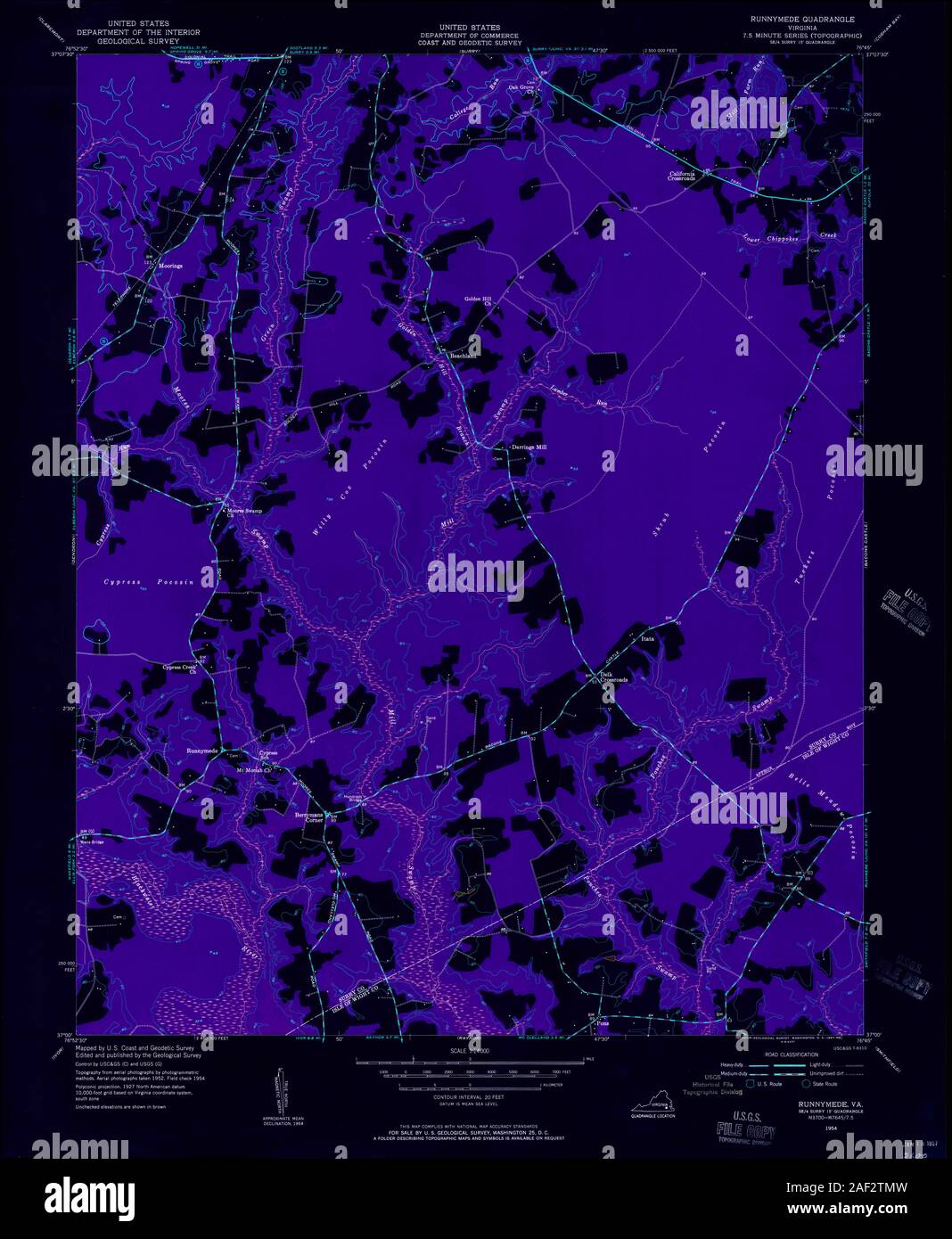 Map of runnymede hi-res stock photography and images - Alamy