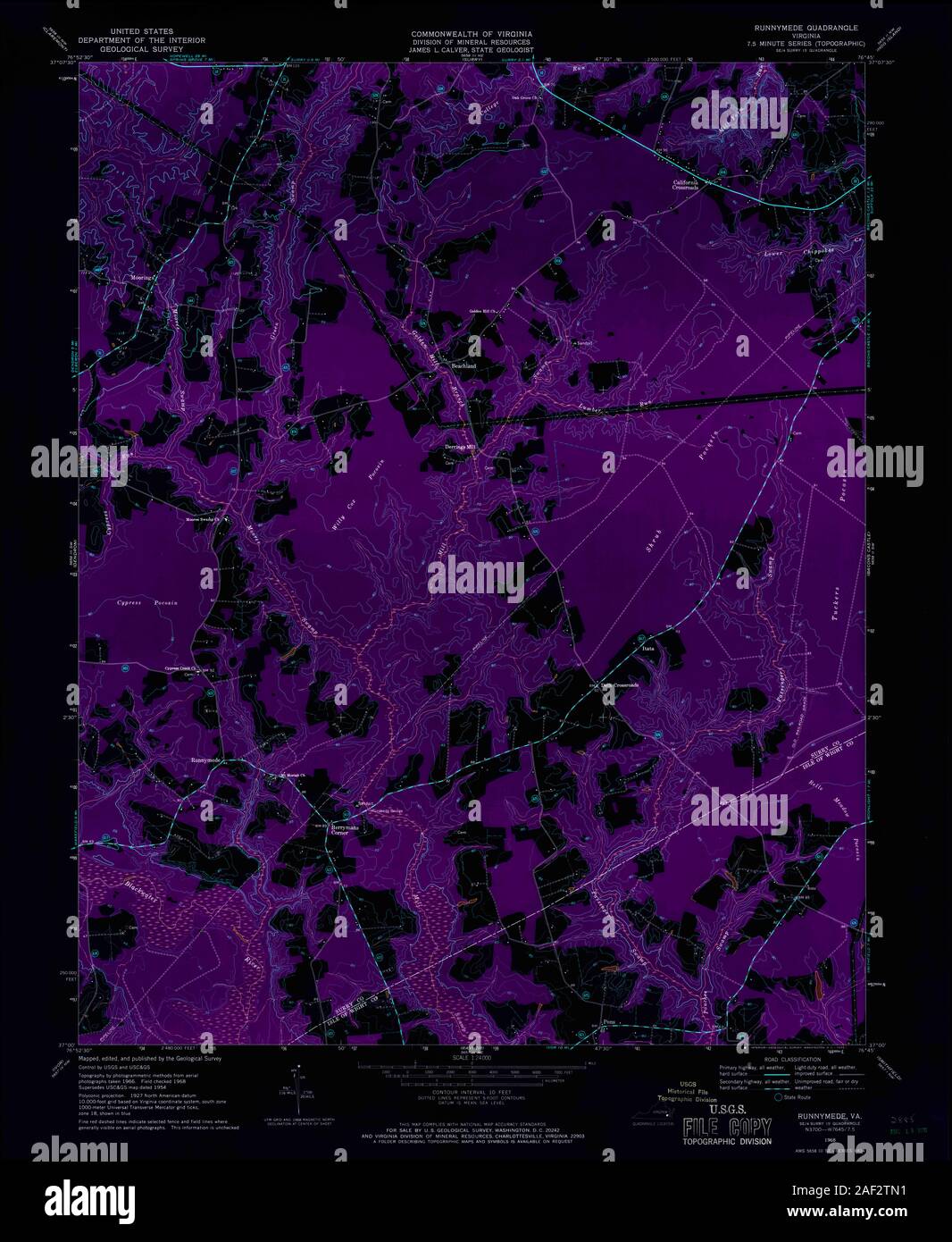 Map of runnymede hi-res stock photography and images - Alamy