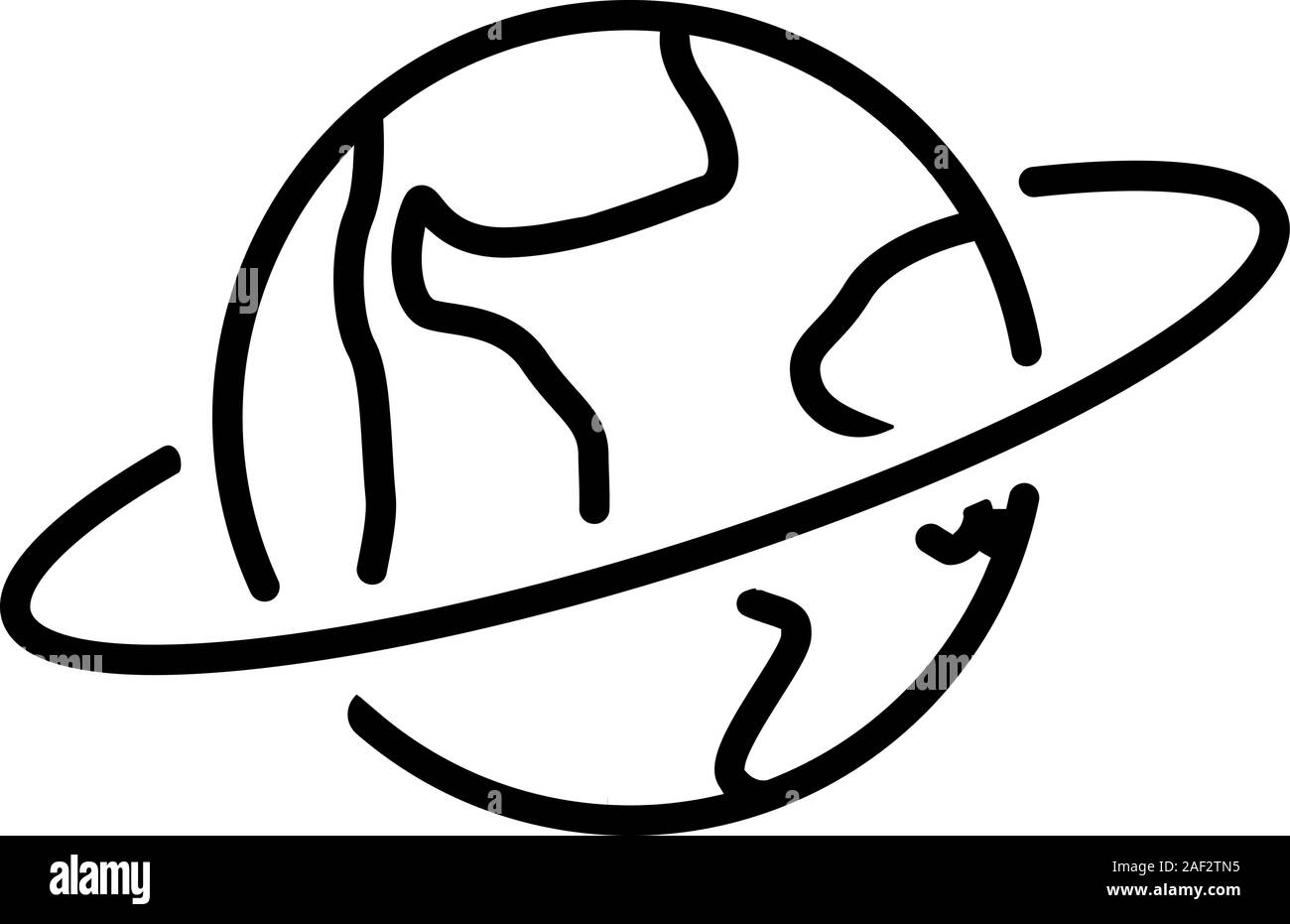 Land icon vector. Isolated contour symbol illustration Stock Vector ...