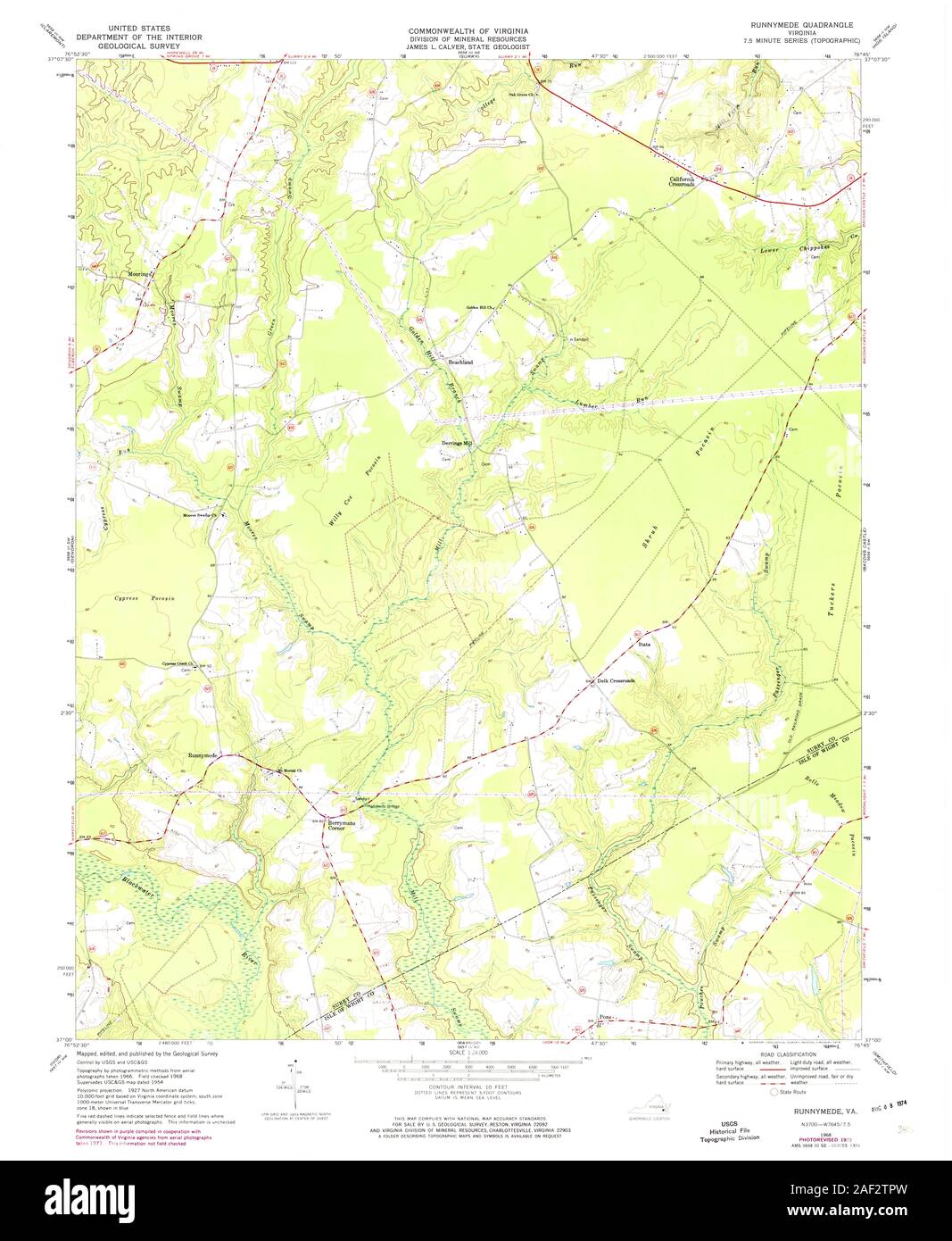 Map of runnymede hi-res stock photography and images - Alamy