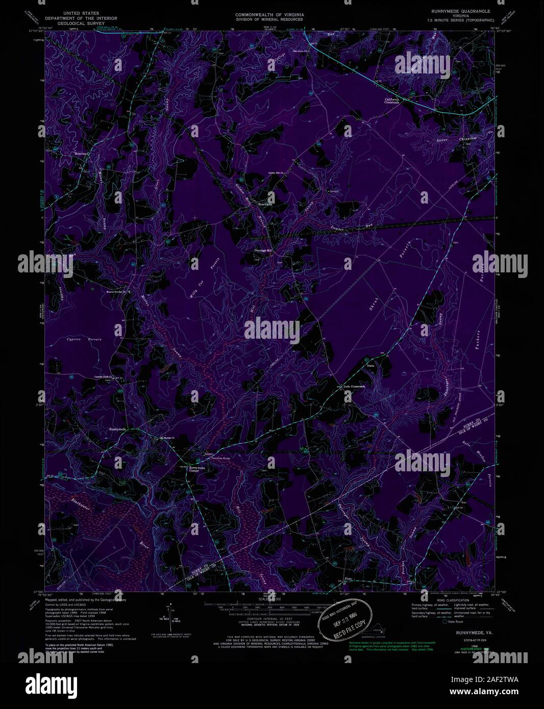 Map of runnymede hi-res stock photography and images - Alamy