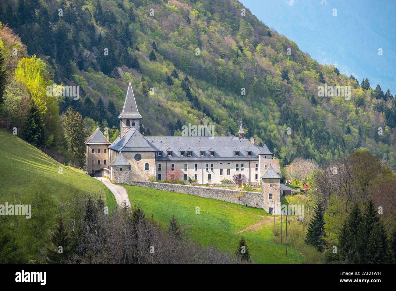 Trappist Cistercian Abbey of Tamie in Plancherine, in the Savoie ...