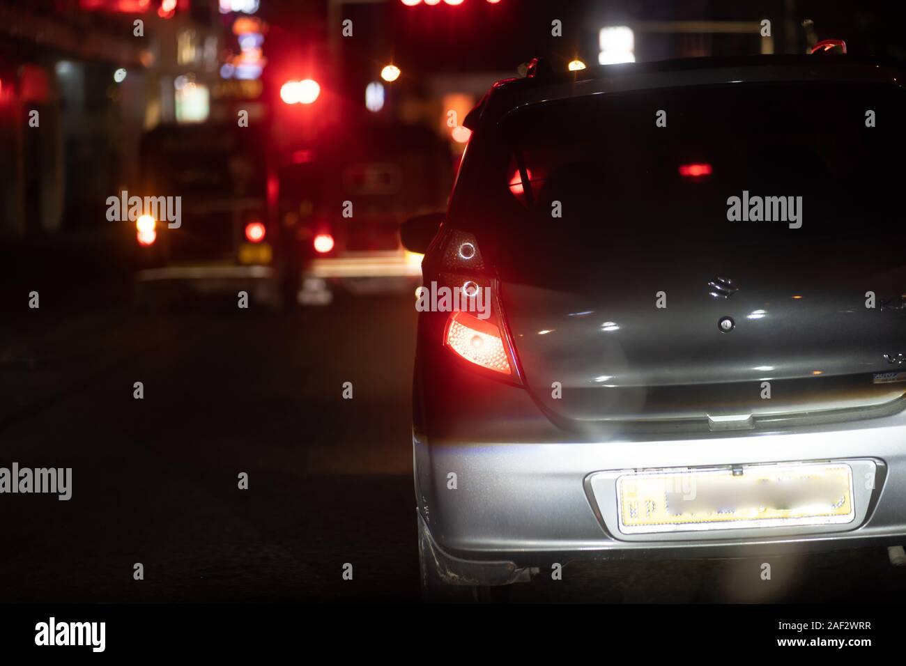 Car traffic light traffic jams hi-res stock photography and images - Alamy