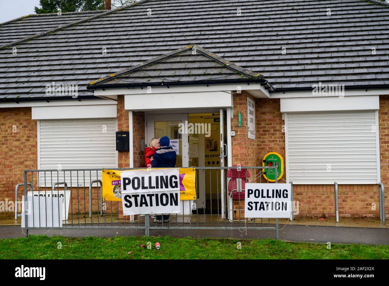 December 2019 general election polling stations Stock Photo - Alamy