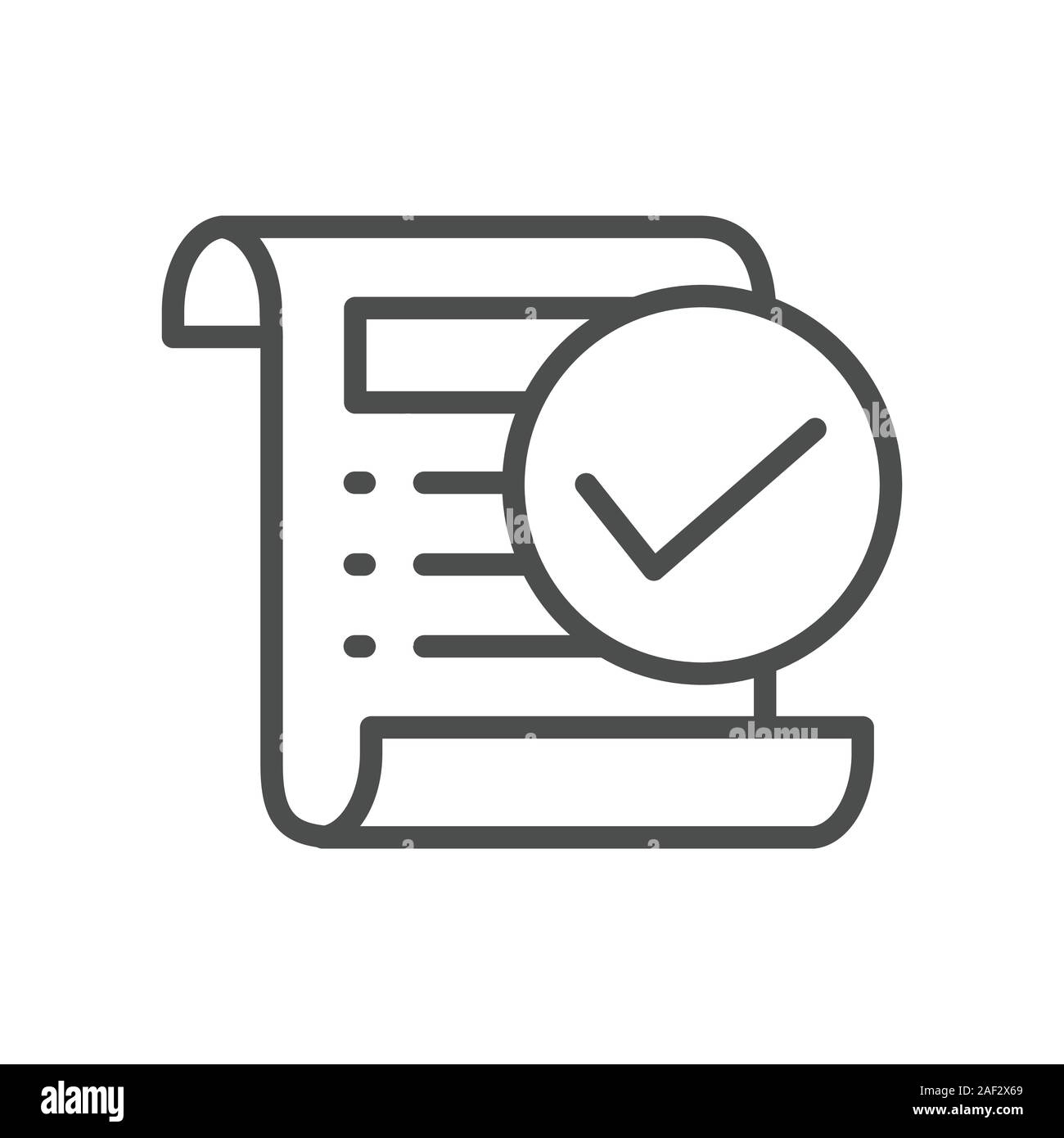In Compliance Icon w paper, checks and list Stock Vector Image & Art ...