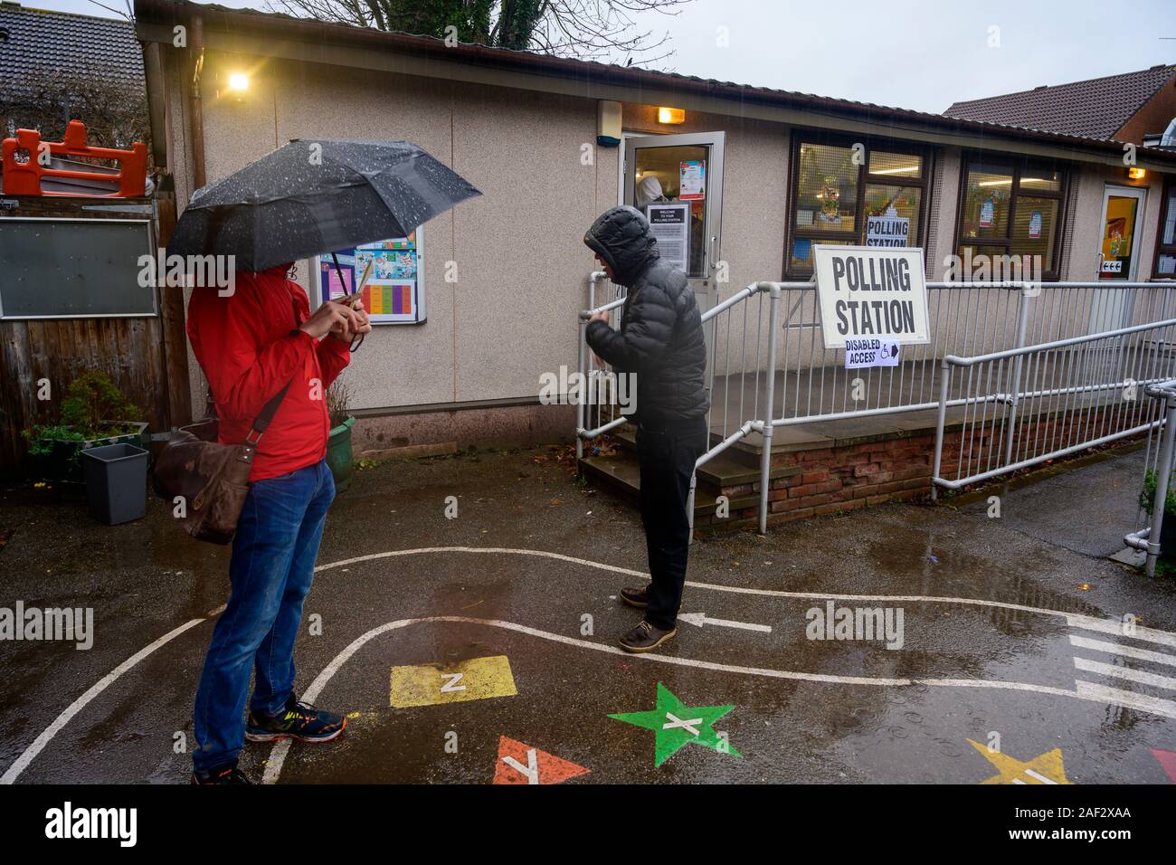 December 2019 general election polling stations Stock Photo - Alamy