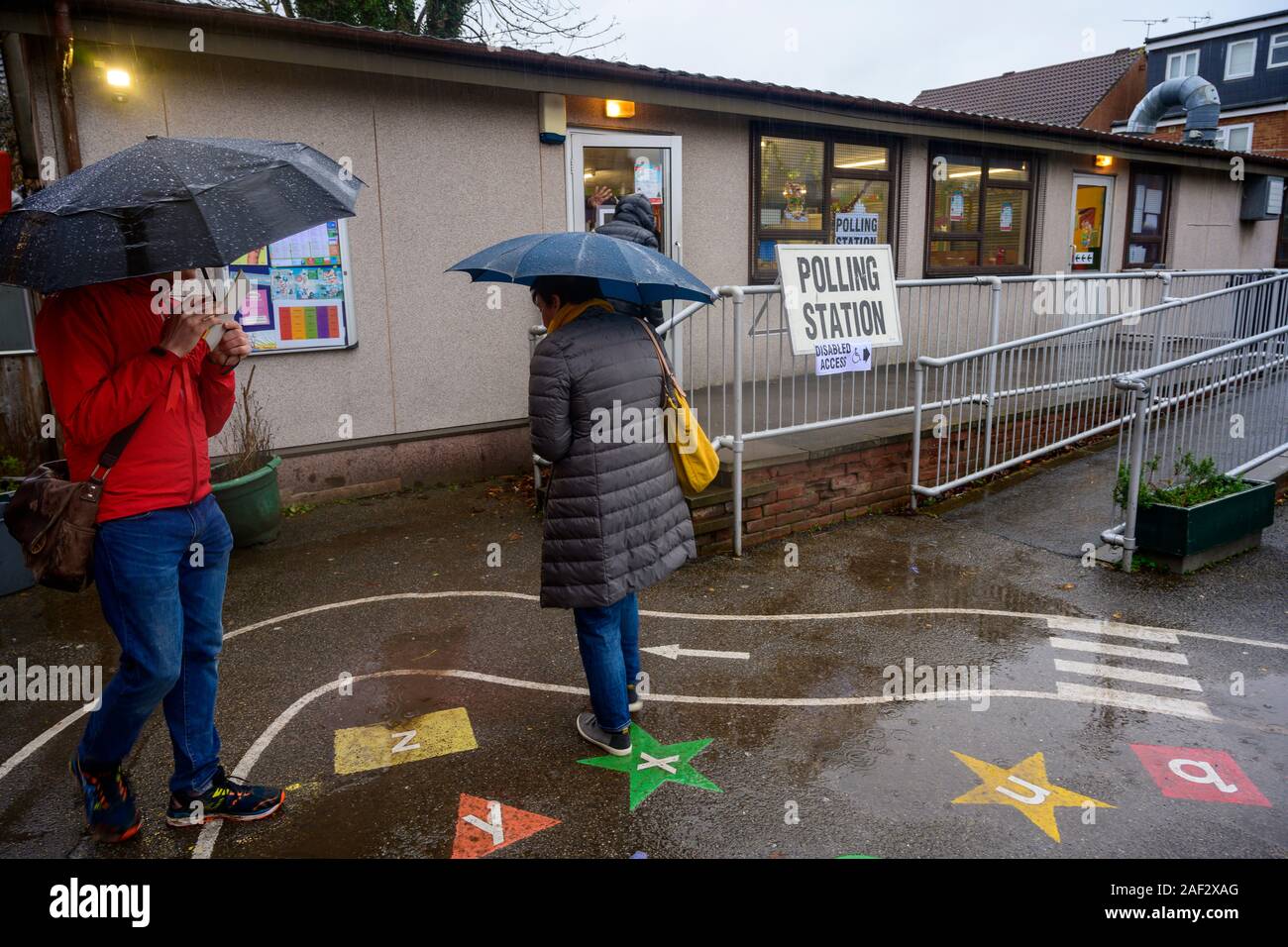 December 2019 general election polling stations Stock Photo - Alamy