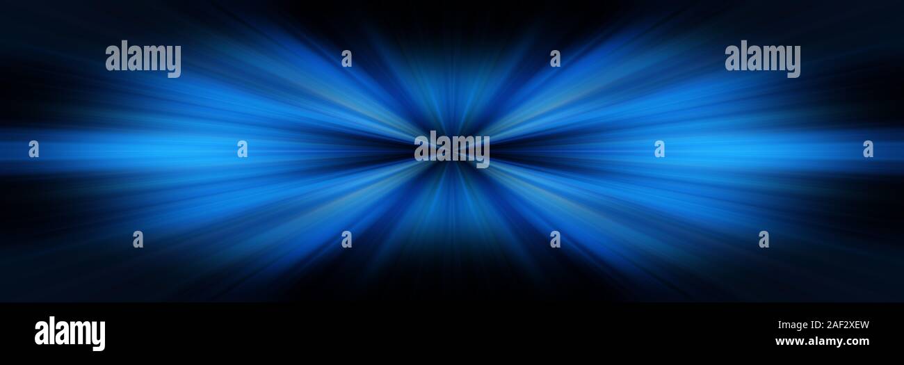 Explosion of blue light on a black background Stock Photo - Alamy