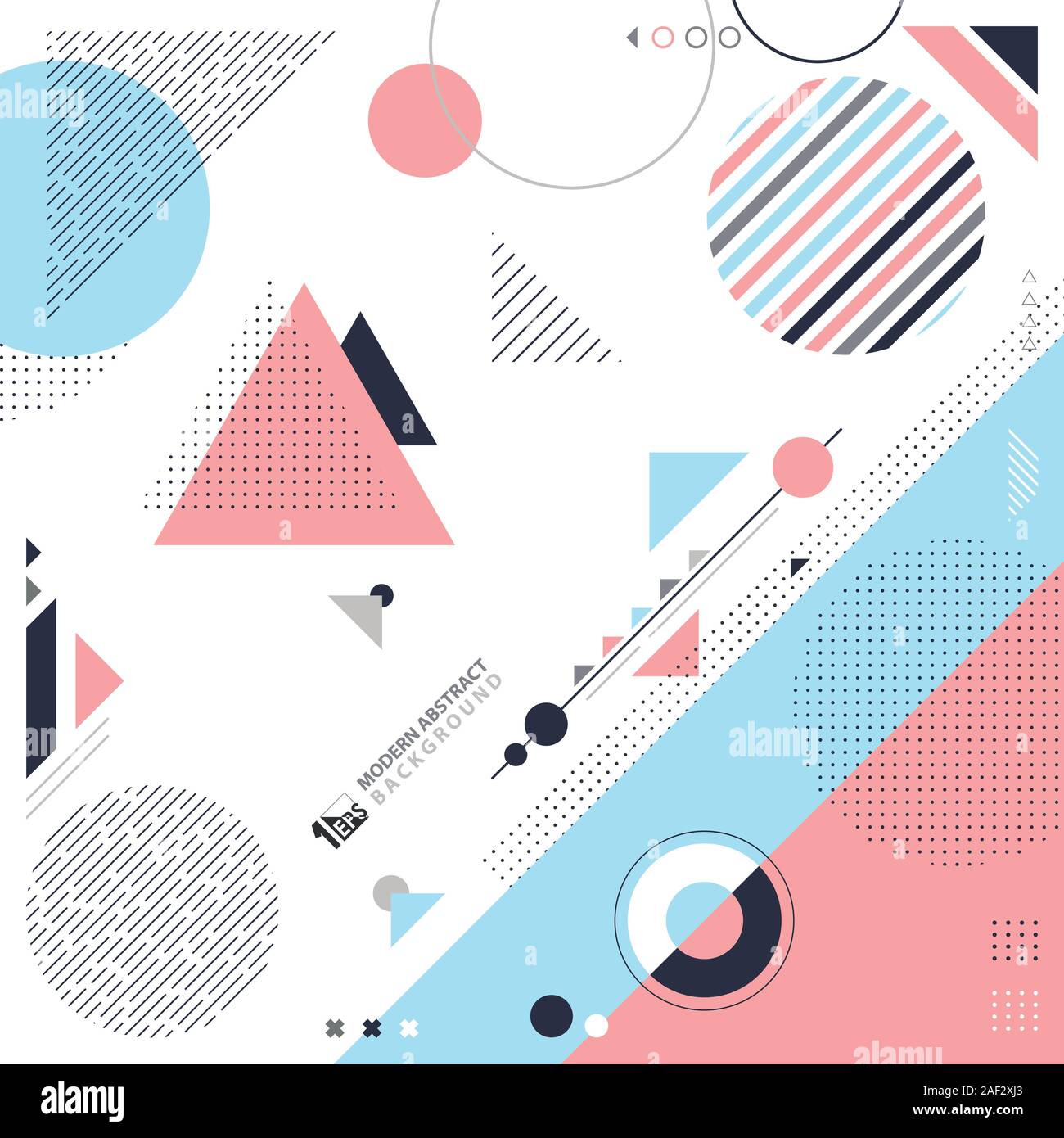Abstract of geometric pattern design with elements of decoration ...
