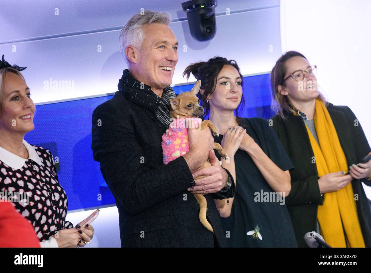 Roman Kemp's father Martin Kemp, pet dog Luna and girlfriend Anne ...