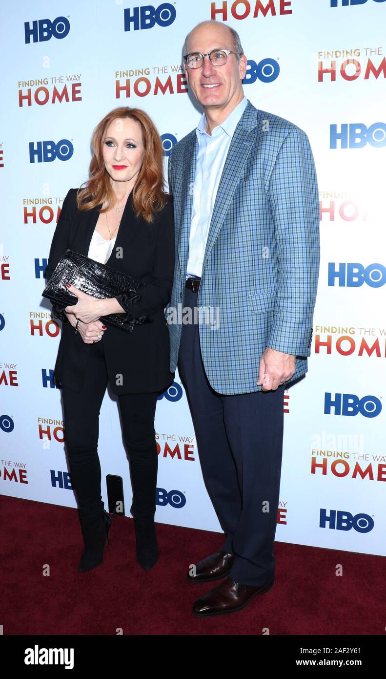 New York, USA. 11th December, 2019. J. K. Rowling and John Stankey ...