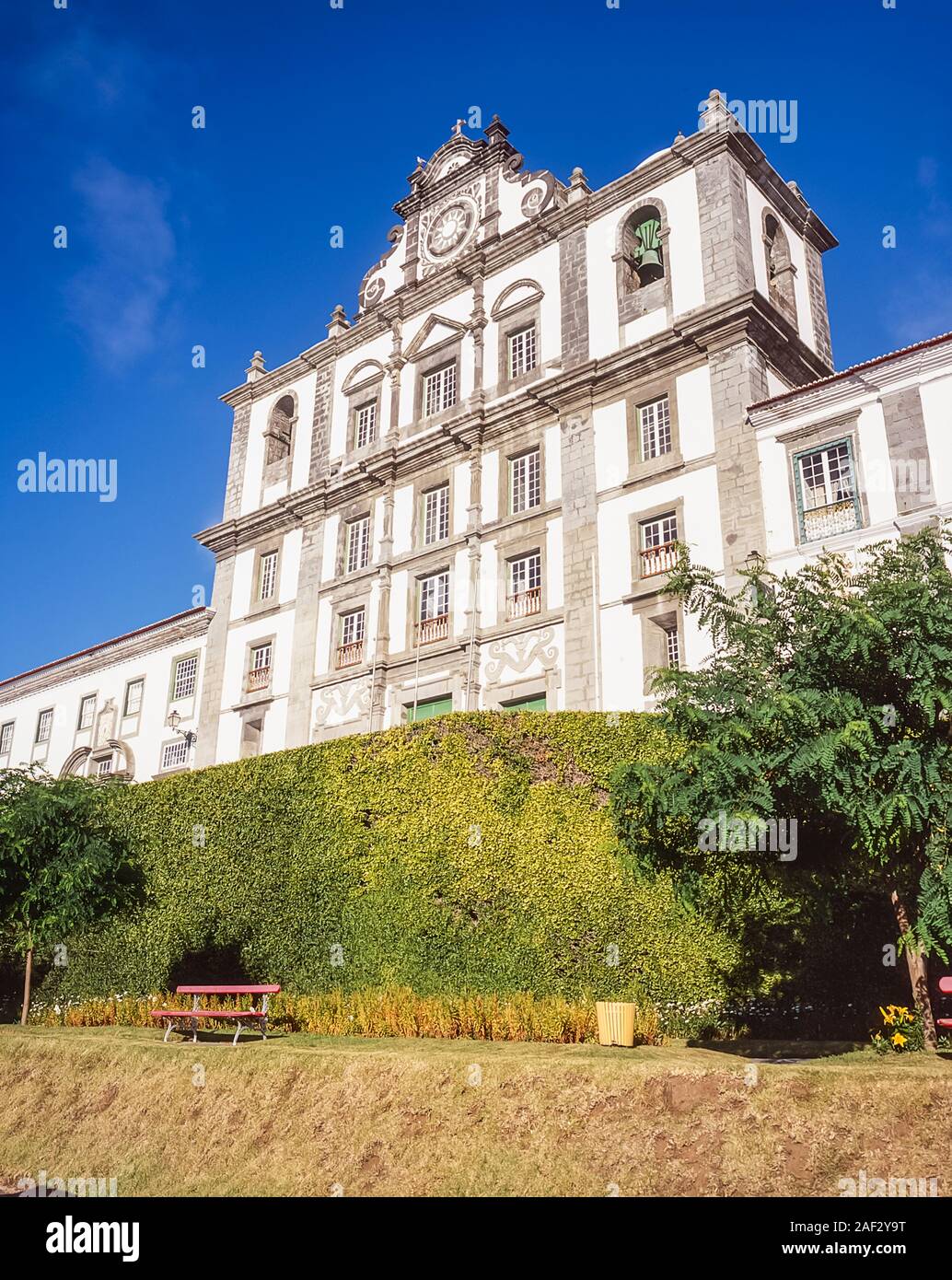 The colourful colonial style museum on the island of Faial and the ...