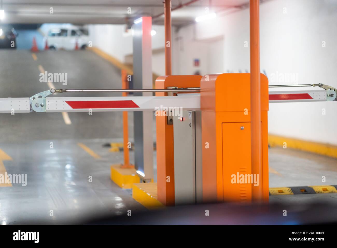 car parking photo of exit sign Stock Photo - Alamy