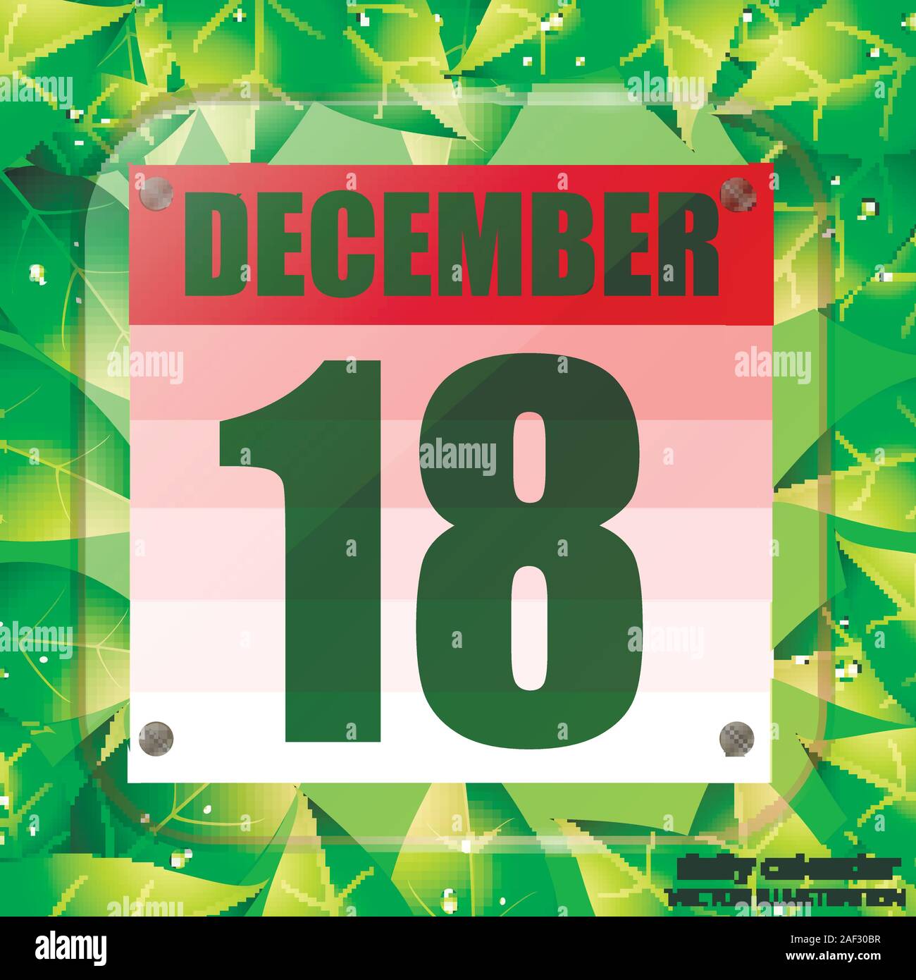 18 december icon hi-res stock photography and images - Alamy